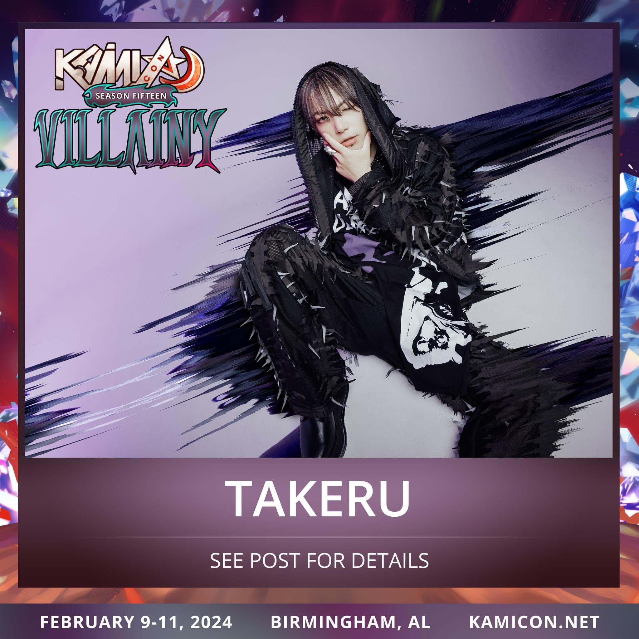 Kami-Con (Birmingham, AL, US)への出演が決定！ | 武瑠 Official Web Site