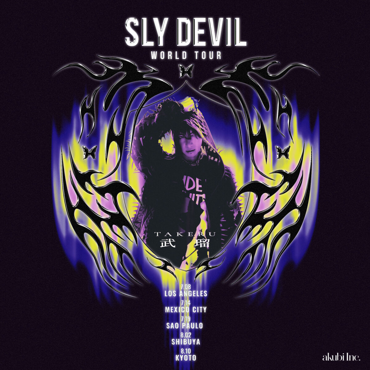 SLY DEVIL WORLD TOUR 開催決定！ | 武瑠 Official Web Site